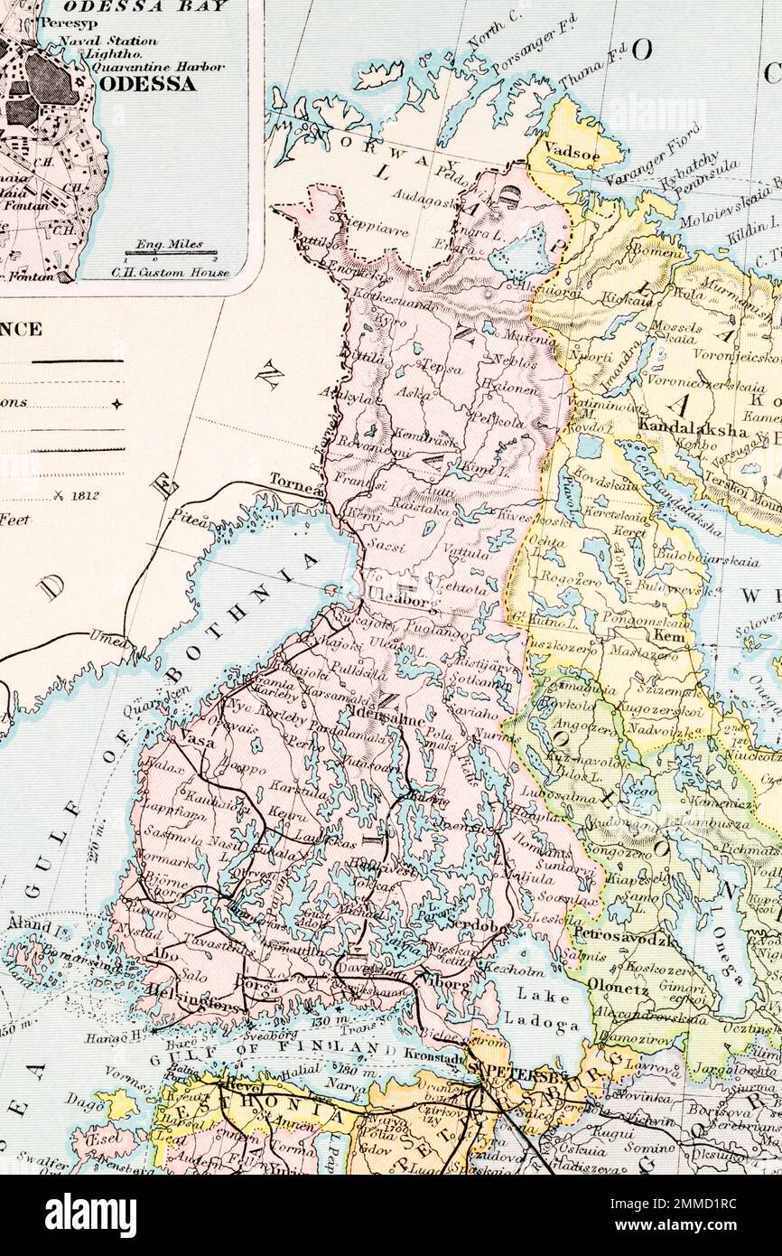 Confine finlandese russo storico immagini e fotografie stock ad alta ...