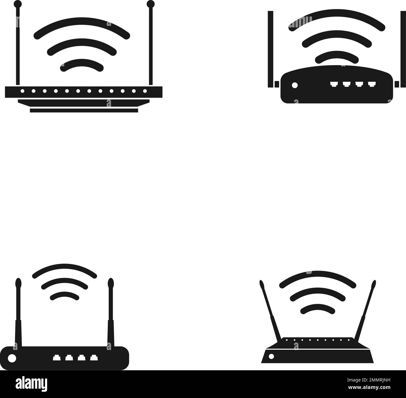 Router icon Immagini Vettoriali Stock - Alamy
