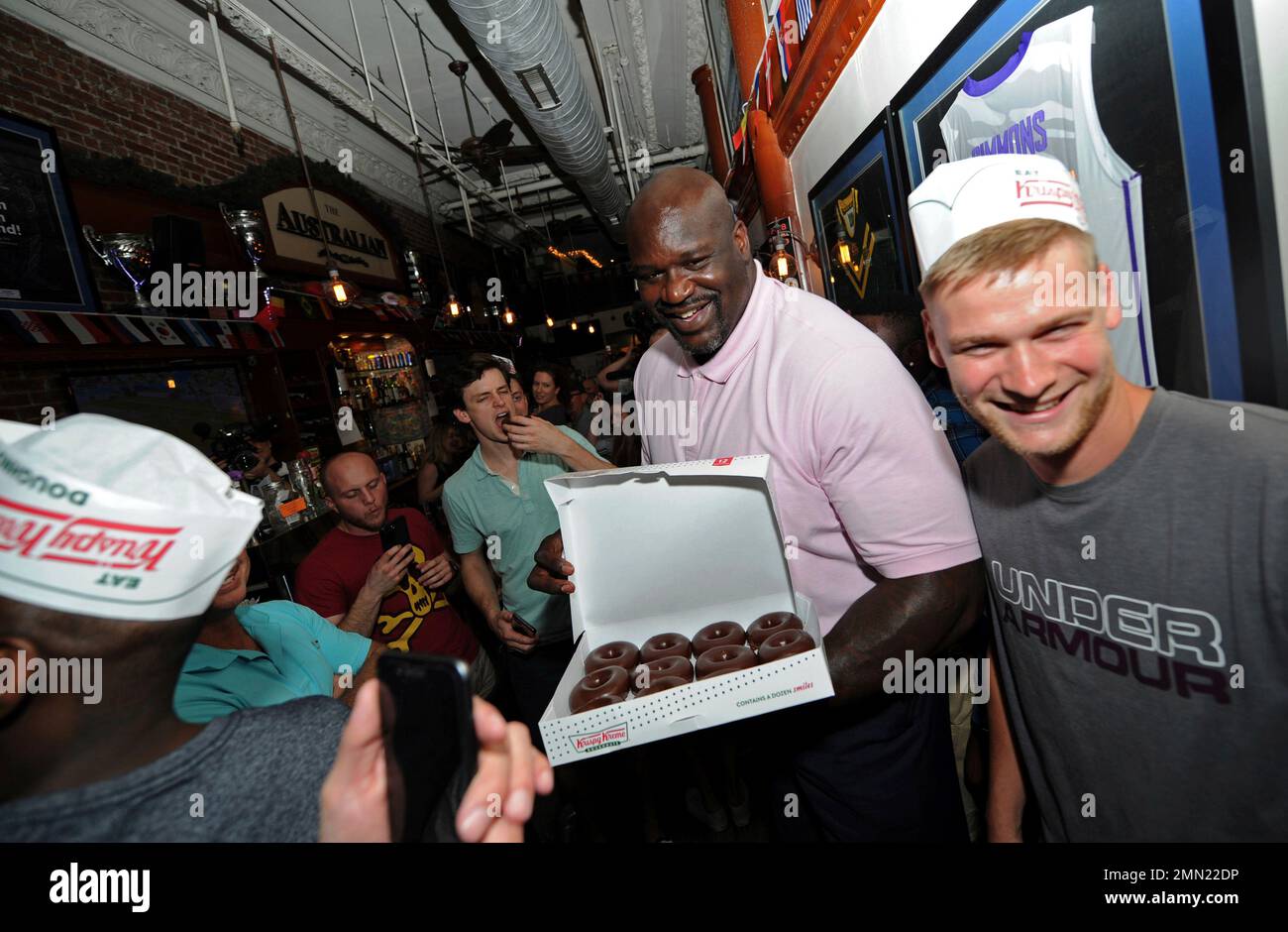 IMAGE DISTRIBUTED FOR KRISPY KREME DOUGHNUTS - Basketball Hall of Famer ...
