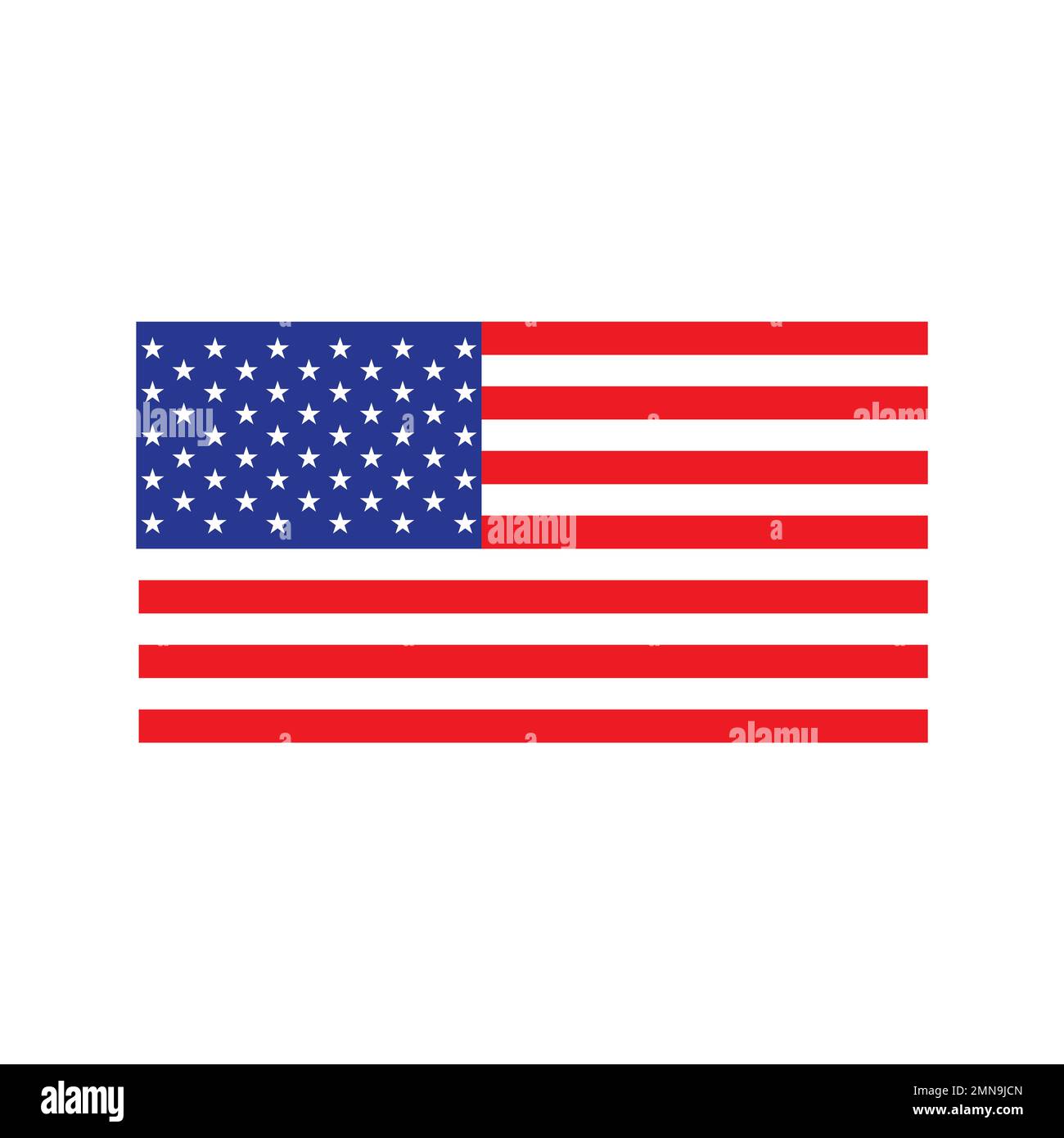 Icona della bandiera americana, disegno del simbolo di illustrazione ...