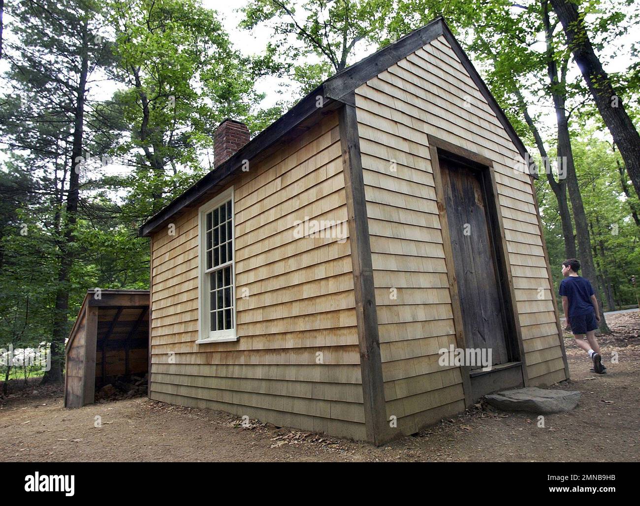 FILE - In this June 20, 2003, file photo, a boy walks around a replica ...