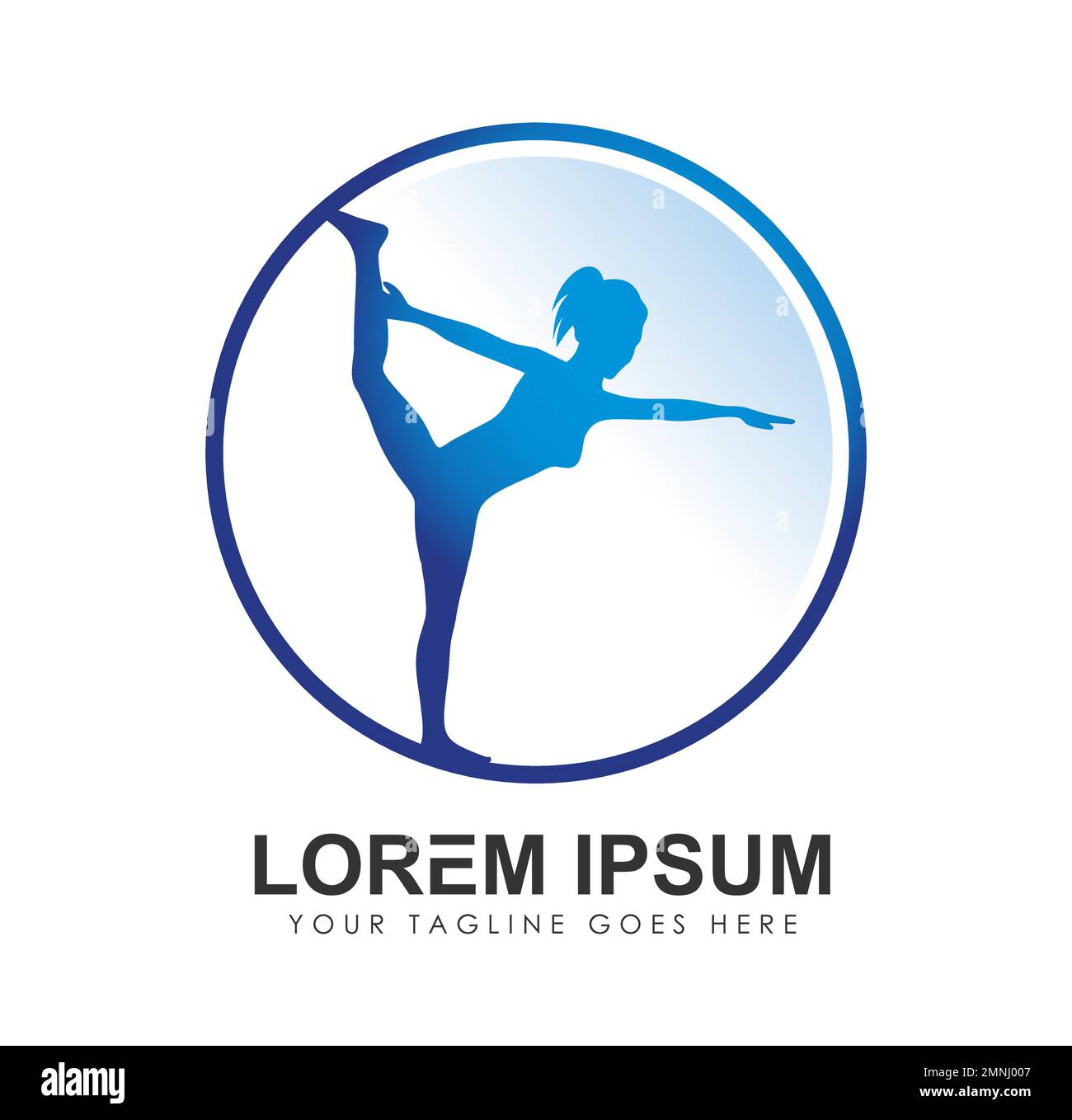 Gym logo Immagini Vettoriali Stock - Alamy