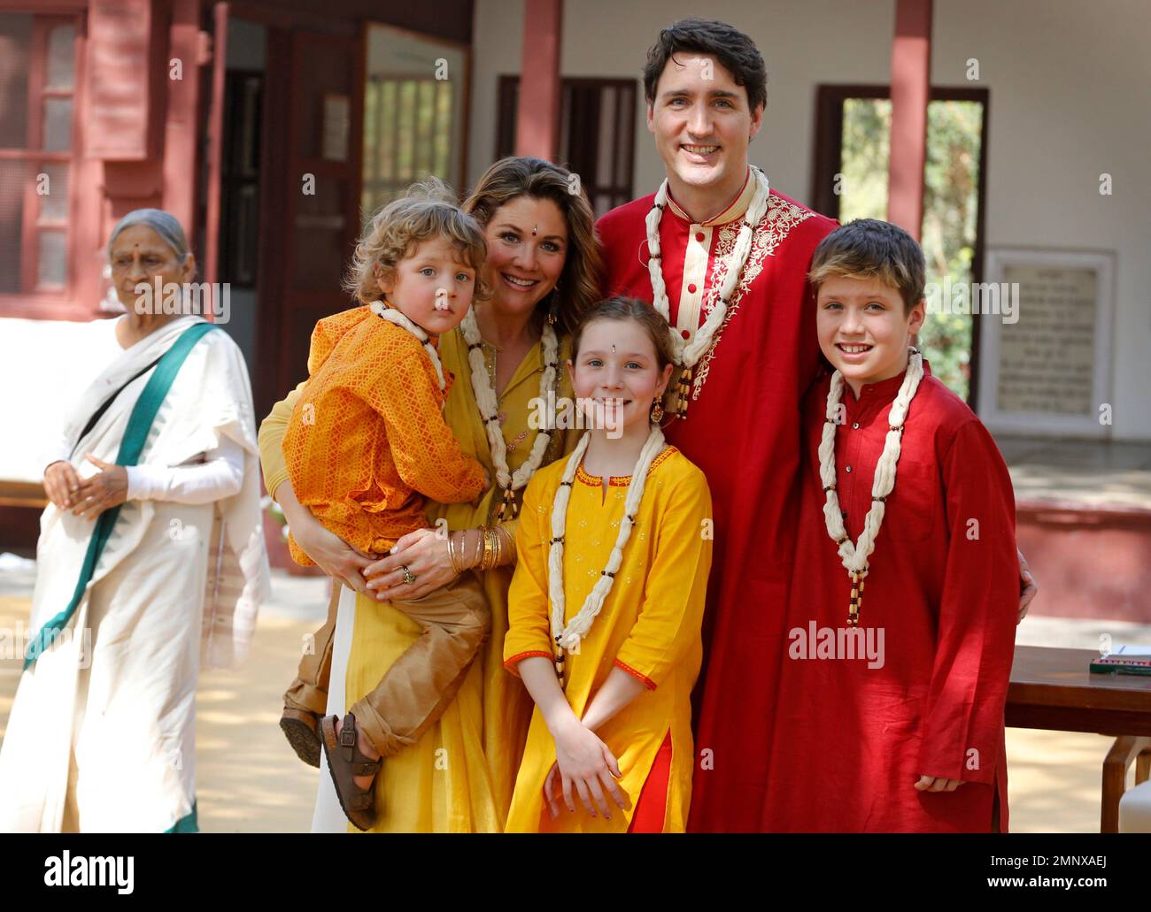 Canadian Prime Minister Justin Trudeau, his wife, Sophie Gregoire ...
