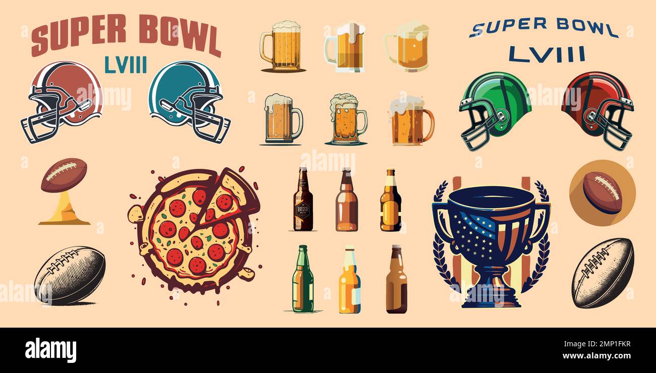 Stadio super bowl Immagini Vettoriali Stock - Alamy