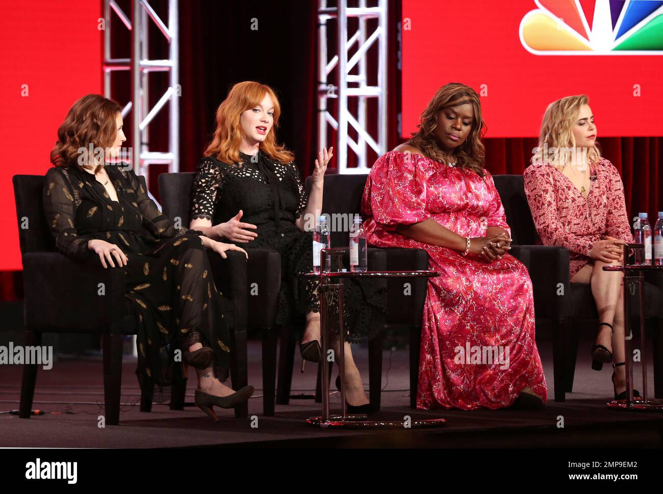 Executive Producer Jenna Bans, and cast members Christina Hendricks ...