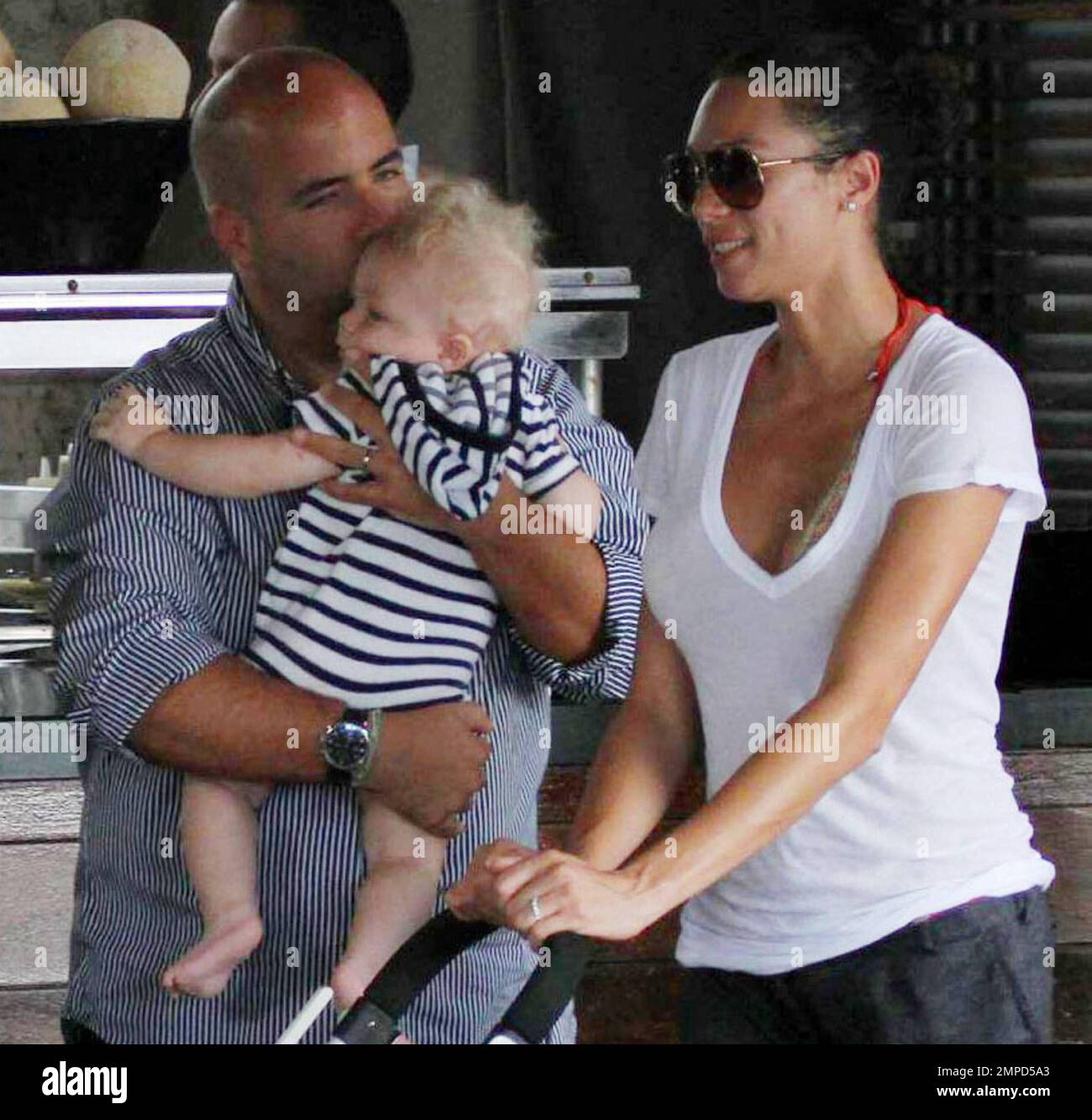 Boris Becker, ex tennista professionista numero uno, e sua moglie ...