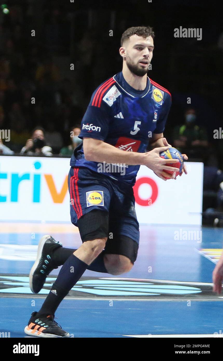 Nedim Remili di Francia durante il Campionato Mondiale IHF Men's 2023 ...