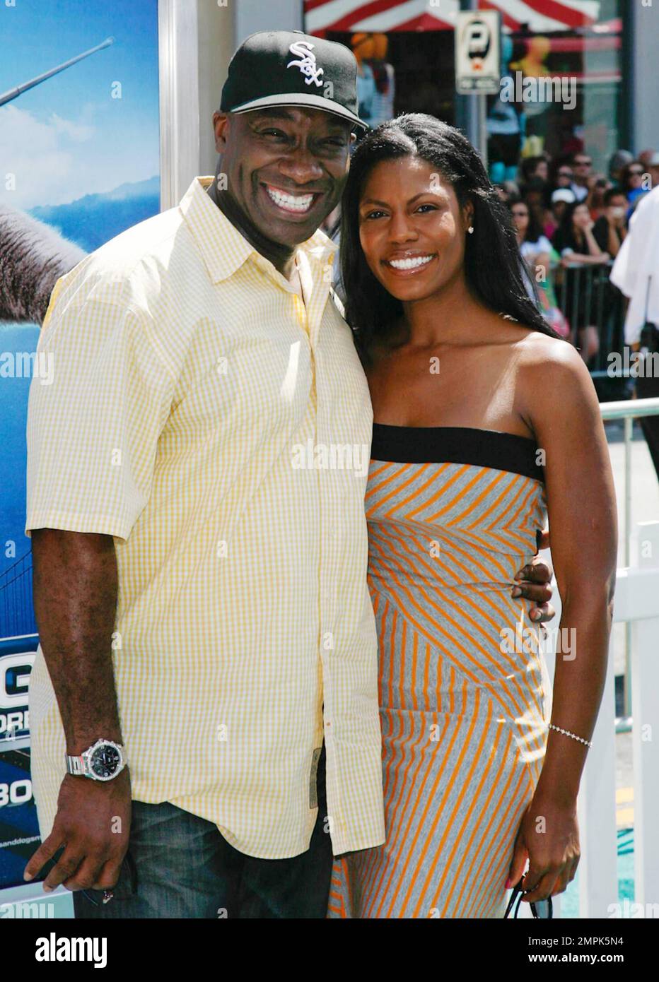 Michael Clarke Duncan e Omarosa Manigault-Stallworth camminano il ...