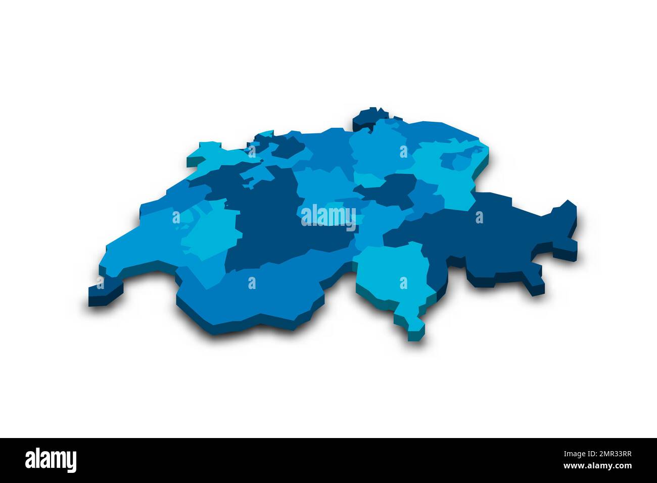 Svizzera cartina politica immagini e fotografie stock ad alta ...