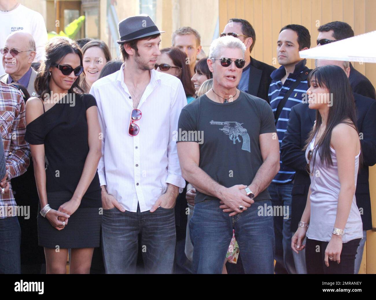 Zoe Saldana, Joel Moore, Stephen Lang e Michelle Rodriguez alla ...