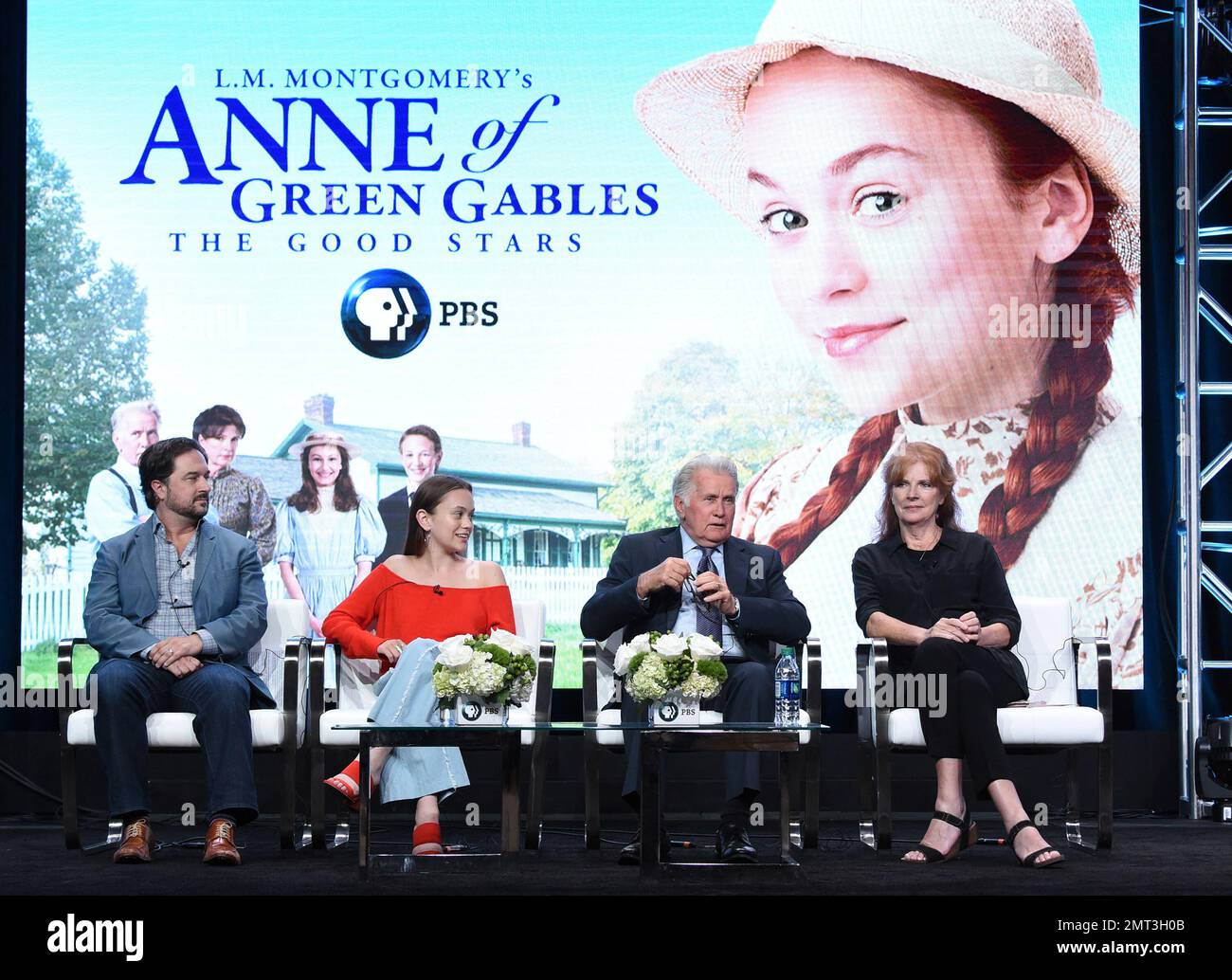 Bill Gardner, VP, programming and development, PBS, from left, Ella ...