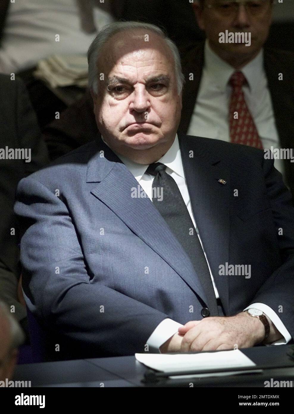 FILE - The Aug. 29, 2001 file photo shows former German Chancellor ...