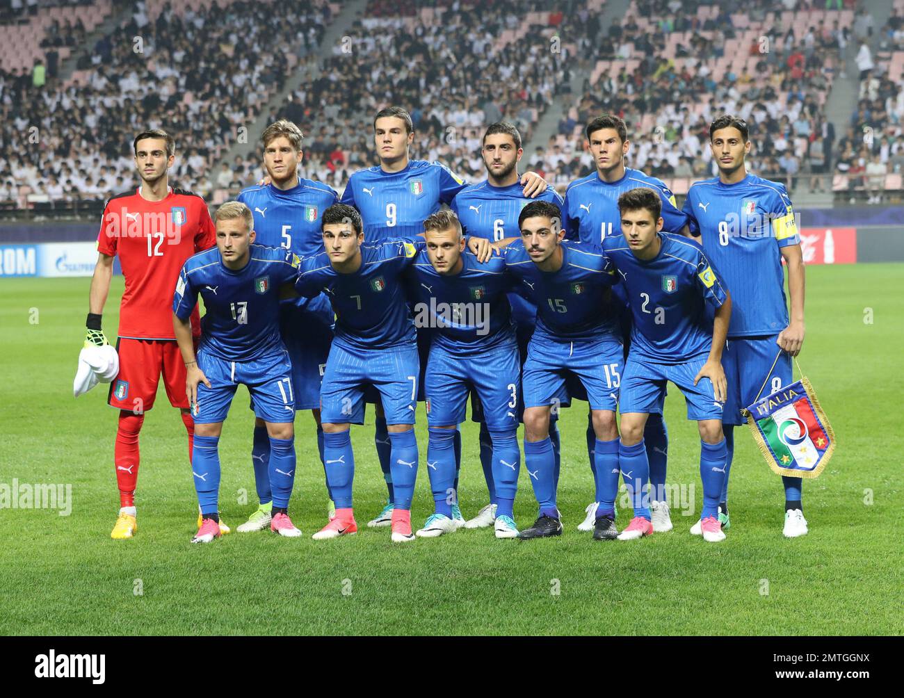 Italy's team players Andrea Zaccagno, Filippo Romagna, Andrea Favilli ...