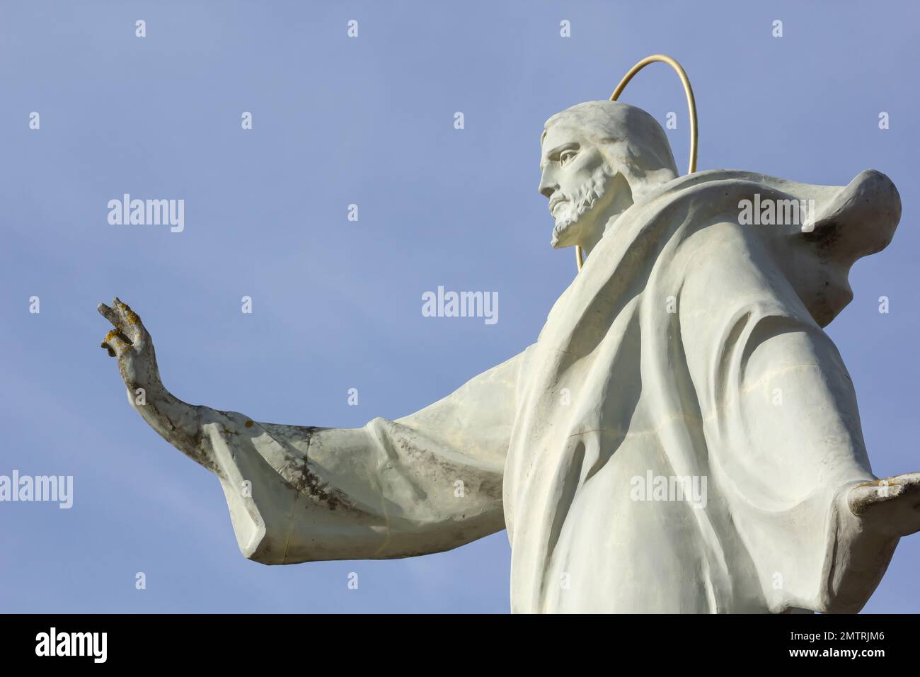 Statua di Gesù Cristo. Sacro Cuore. Il simbolo del cristianesimo Foto ...