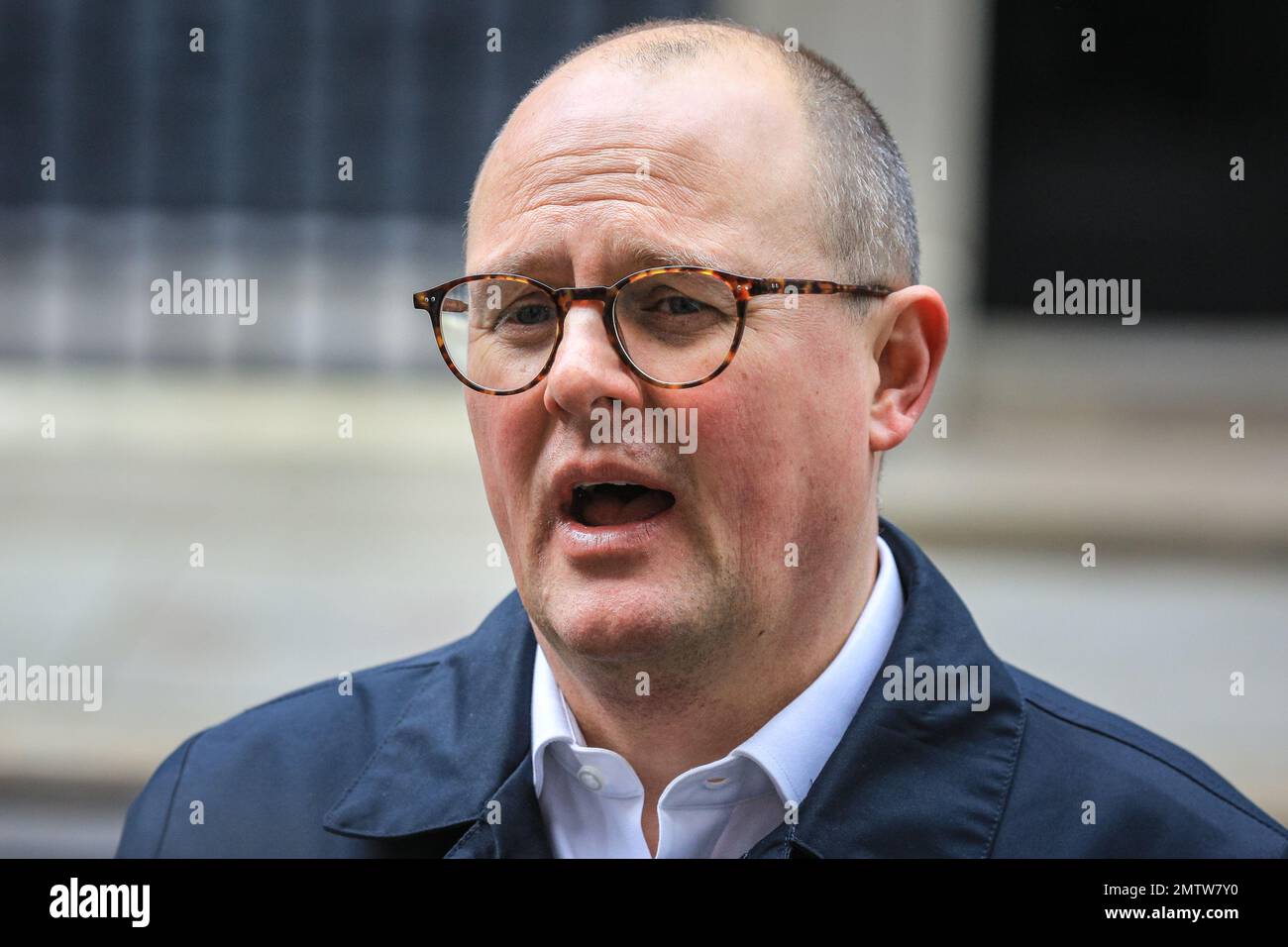 Londra, Regno Unito. 01st Feb, 2023. Paul Novak in Downing Street. I ...