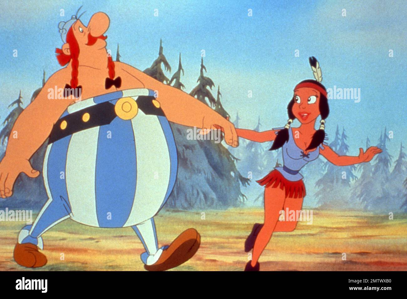 Asterix et les indiens asterix america anno immagini e fotografie stock ...