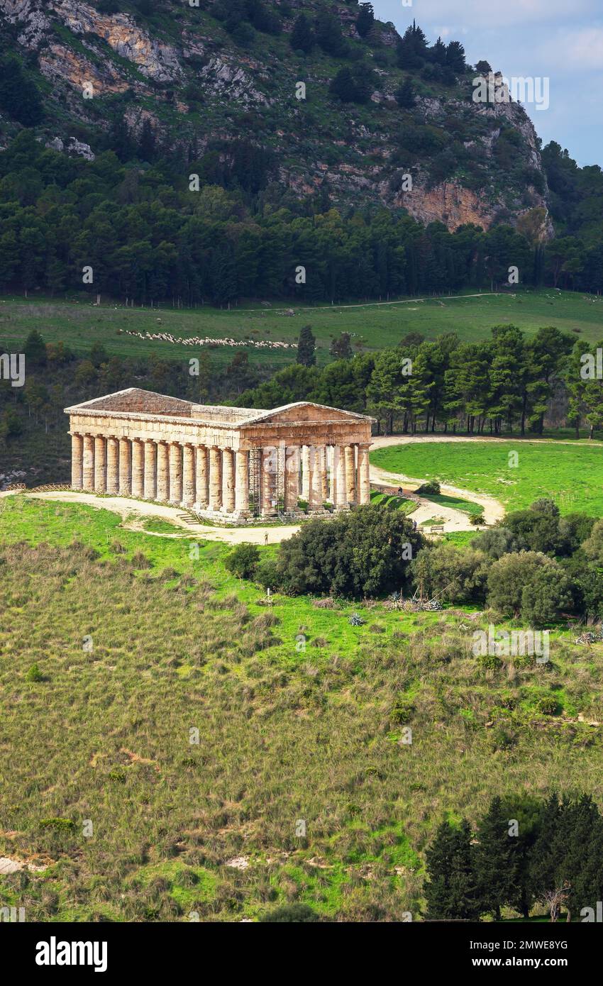Rovine del tempio di segesta immagini e fotografie stock ad alta ...