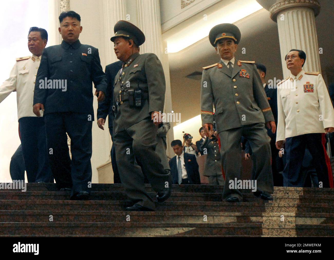 FILE - In this July 27, 2013 file photo, North Korean leader Kim Jong ...