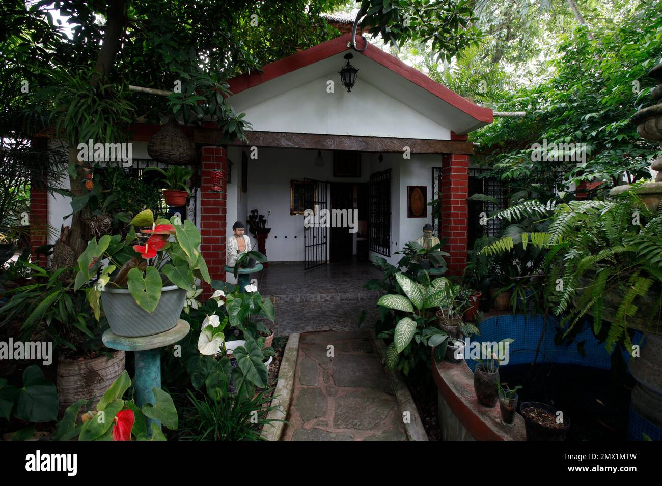 This July 2, 2016 photo, shows the front entrance of Juan Carlos Soni ...