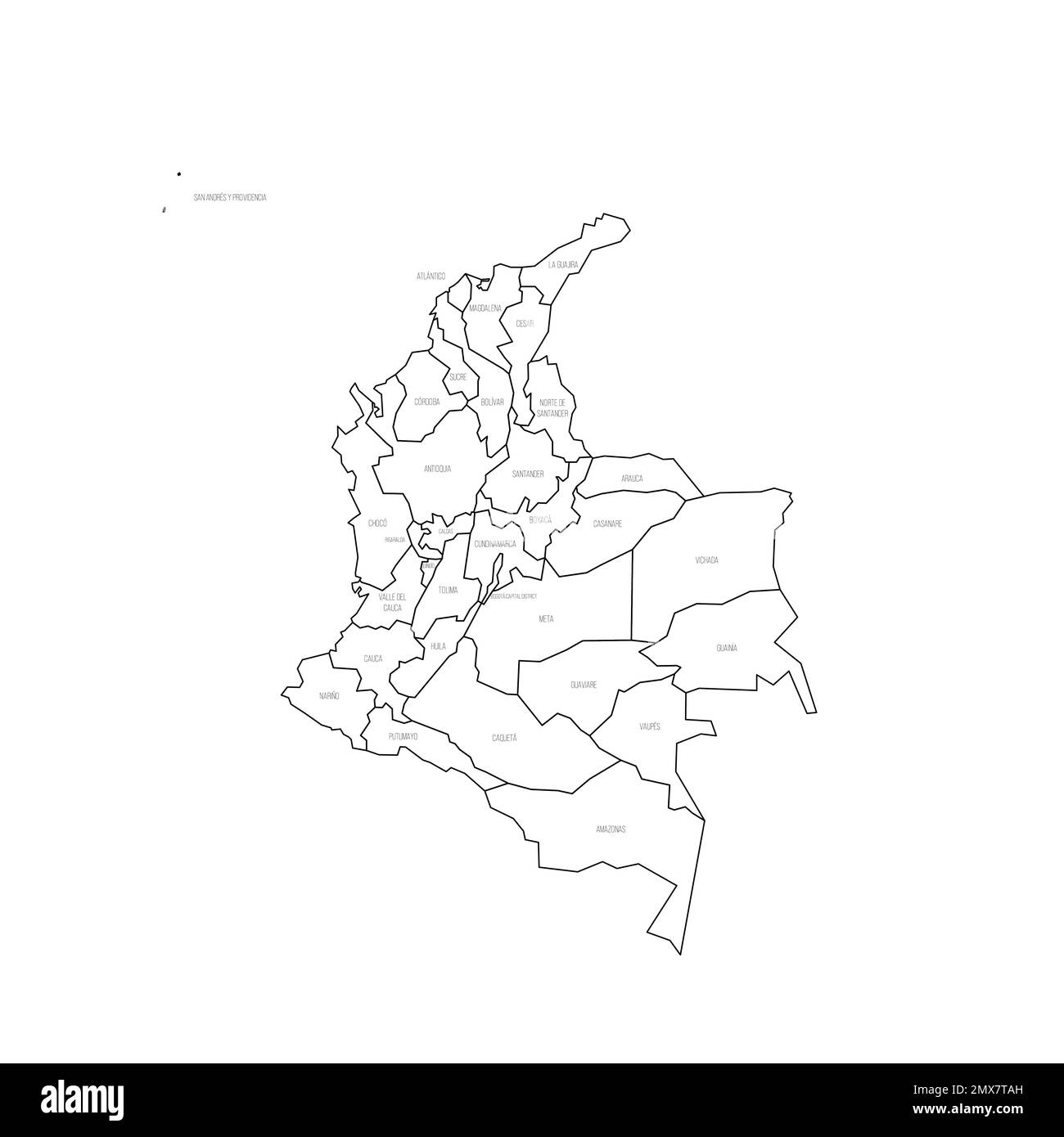 Mappa della colombia cartina geografica Immagini senza sfondo e Foto ...