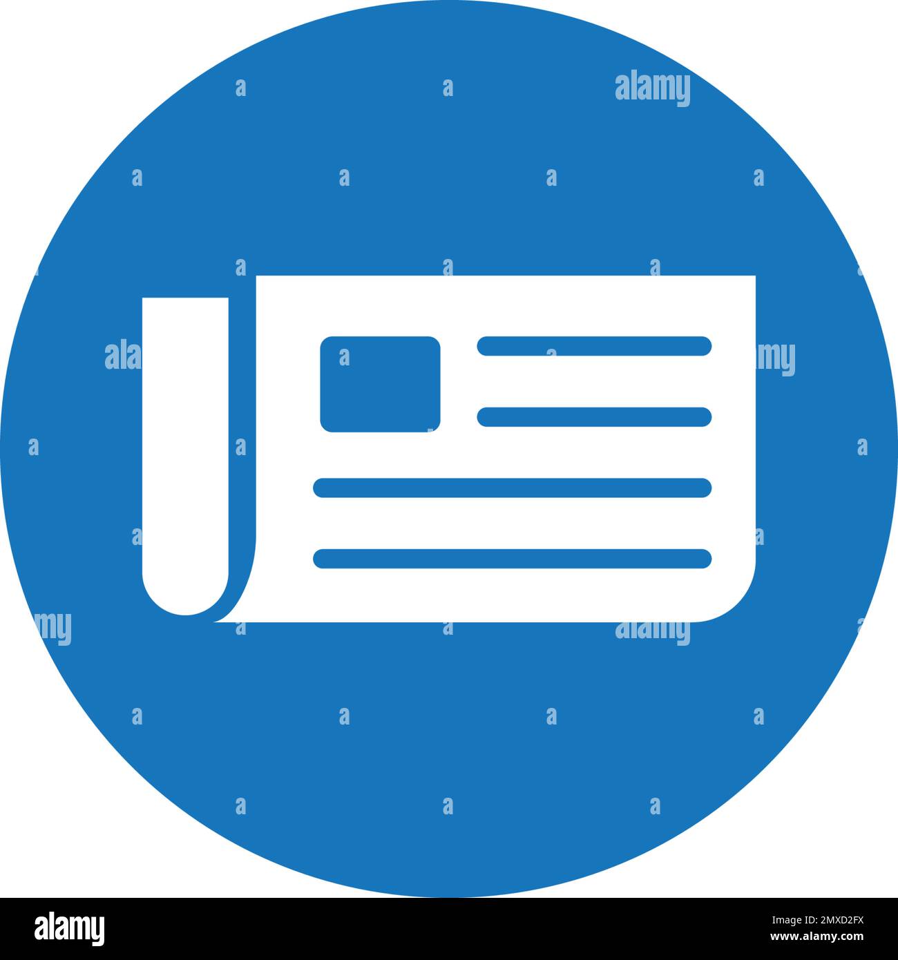 Reading newspaper article Immagini Vettoriali Stock - Alamy