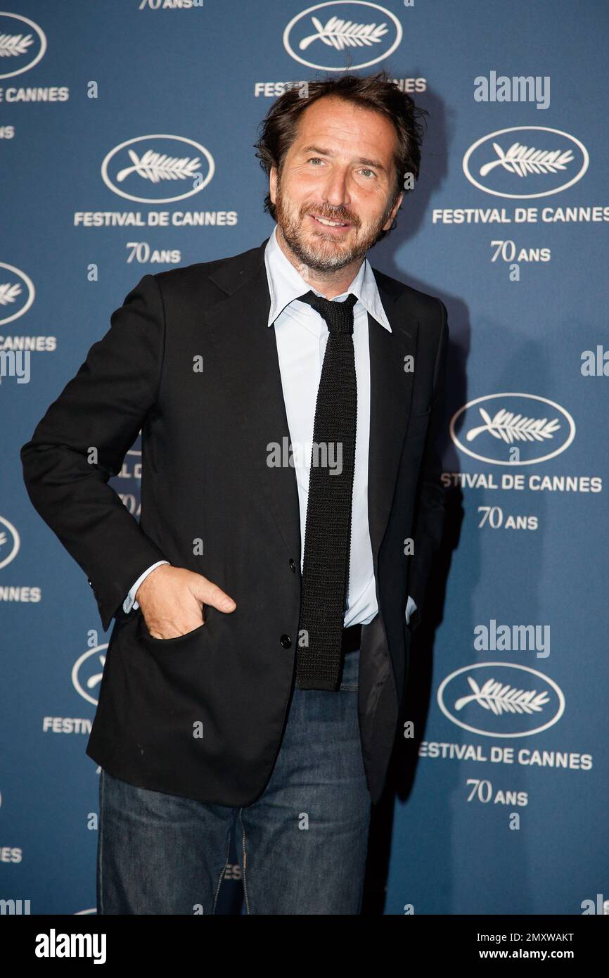 Actor Edouard Baer poses for photographers during the photocall for the ...