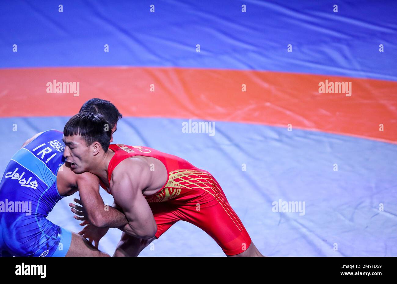 ZAGABRIA, CROAZIA – FEBBRAIO 04: Husiyuetu Husiyuetu della Cina (rosso ...