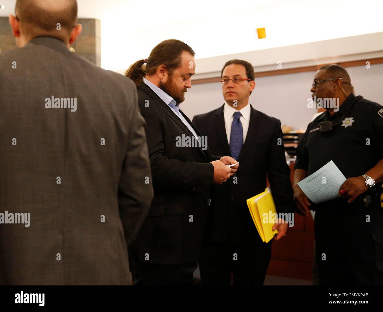 Austin Lee Russell, second from left, better known as Chumlee from the ...