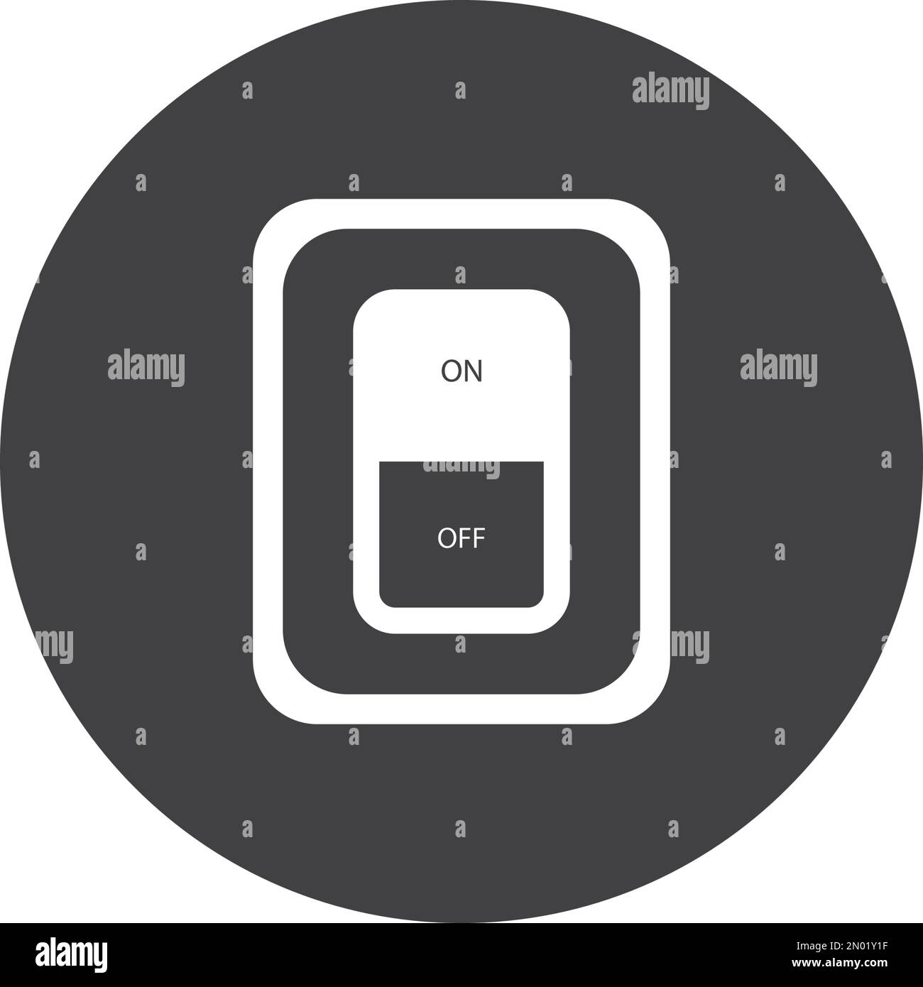 Interruttore logo Immagini Vettoriali Stock - Alamy