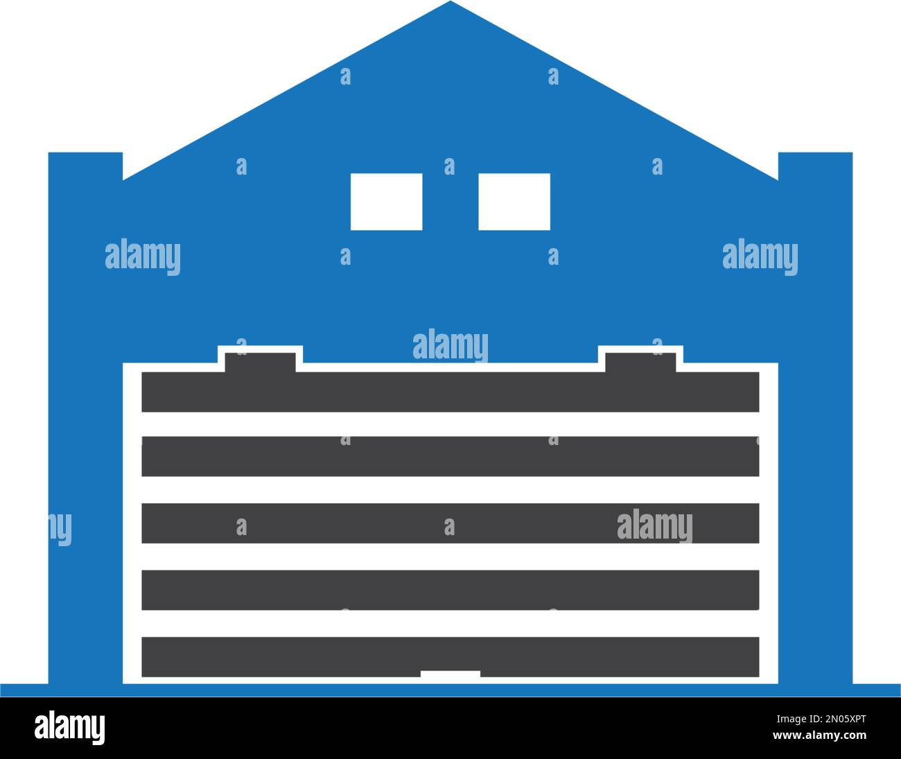 Tetto del garage Immagini Vettoriali Stock - Alamy