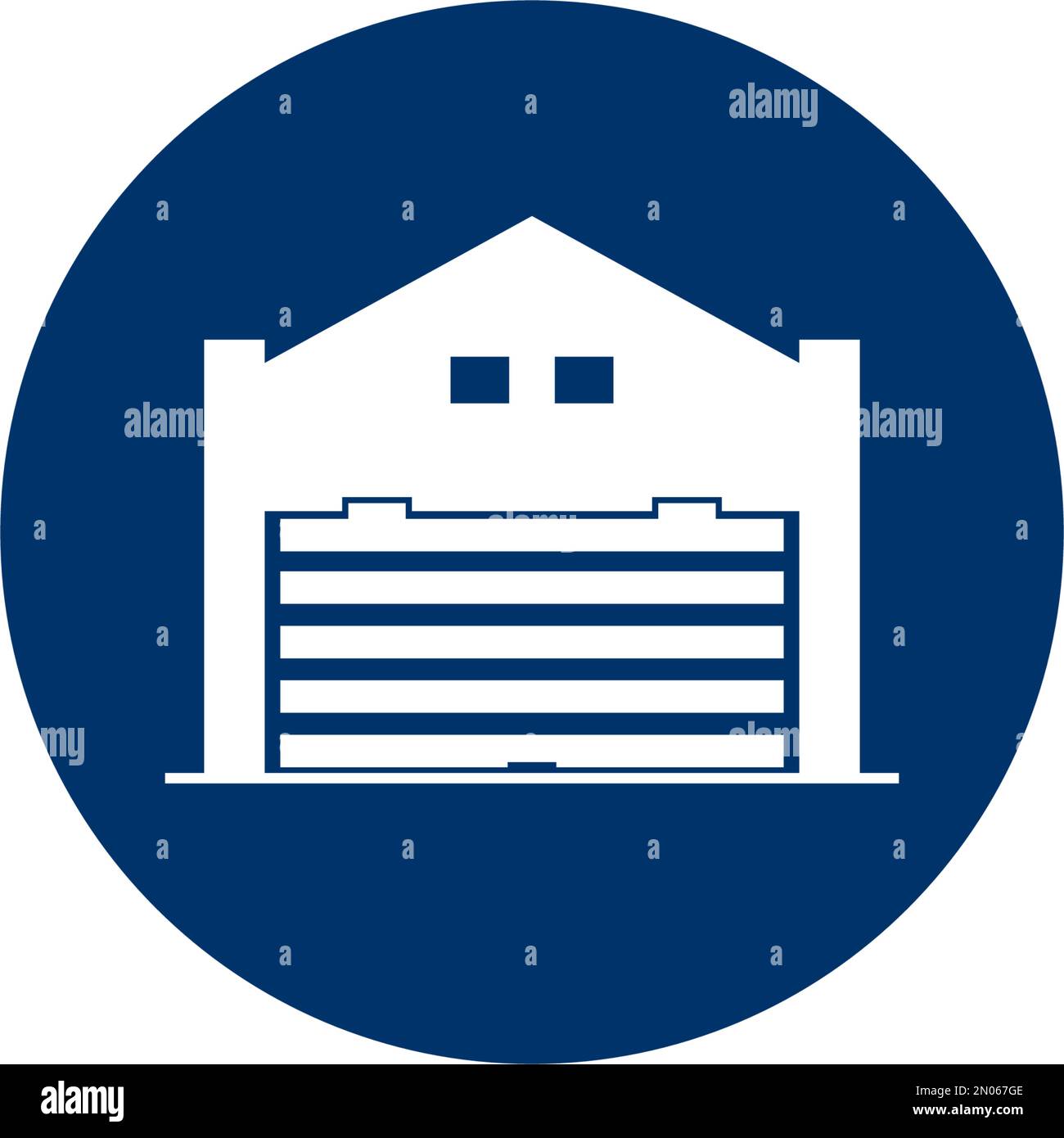 Tetto del garage Immagini Vettoriali Stock - Alamy