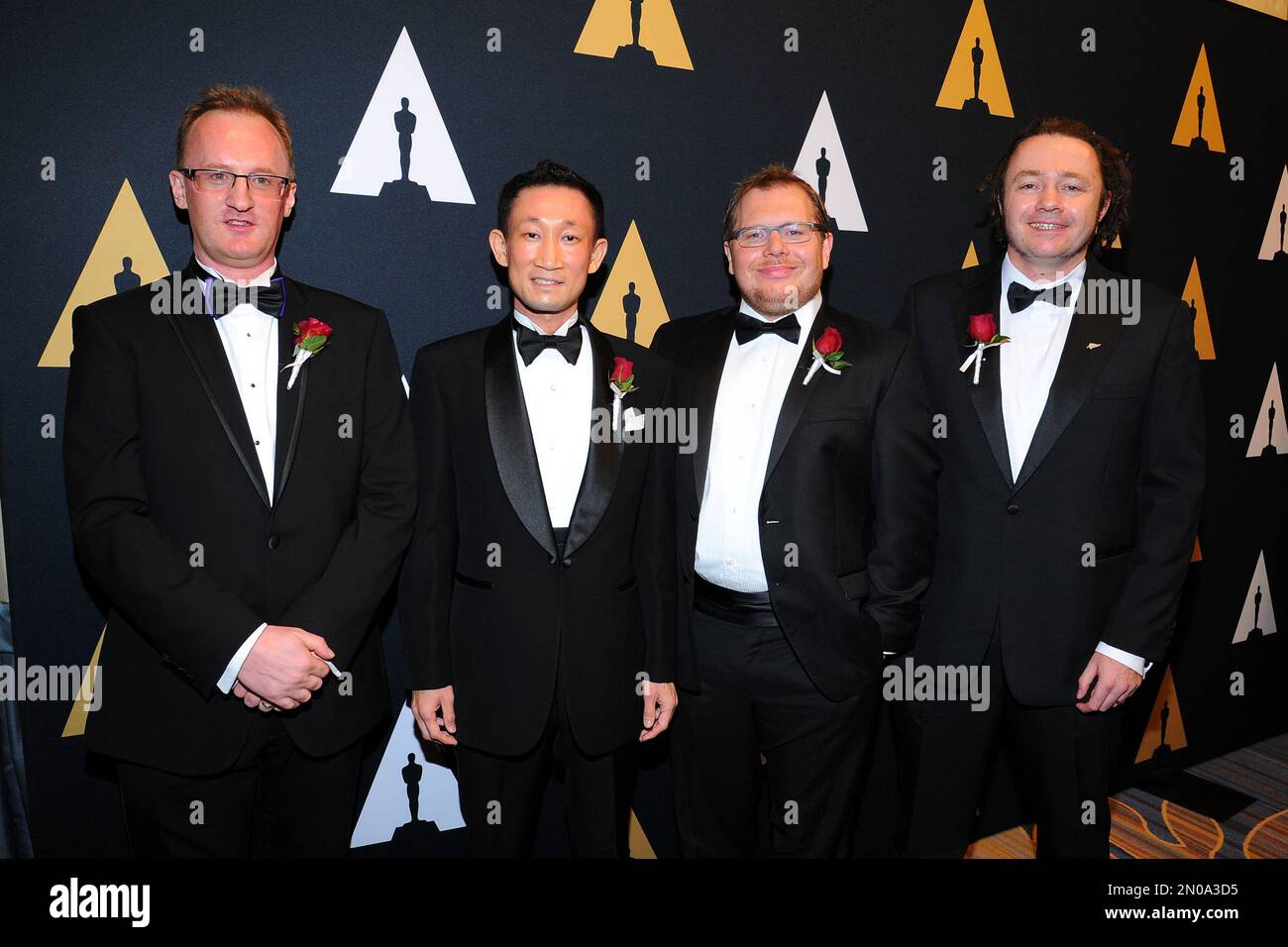 Scientific and Engineering Award recipients from left: Duncan Hopkins ...