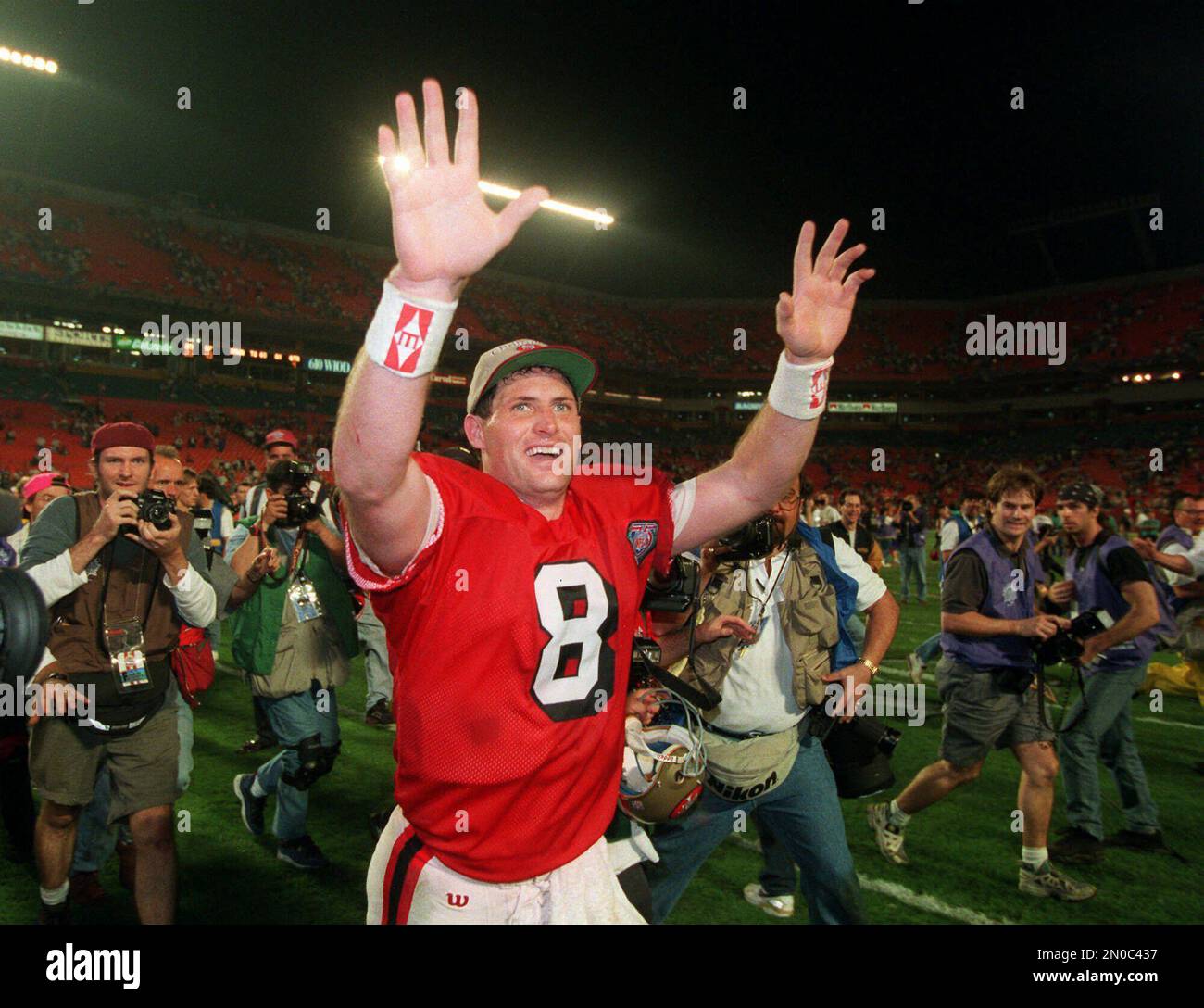 FILE - In this Jan. 29, 1995, file photo, San Francisco 49ers ...