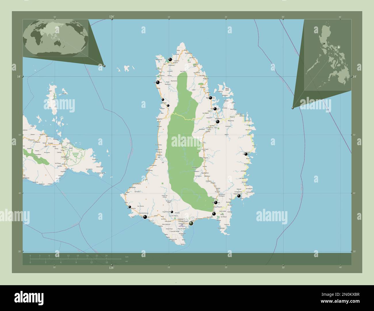 Mappa di san andres immagini e fotografie stock ad alta risoluzione - Alamy