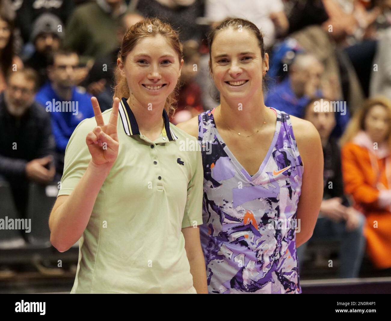 Cristina Bucsa (ESP) - Bibiane Schoofs (NED) vincitori durante la ...
