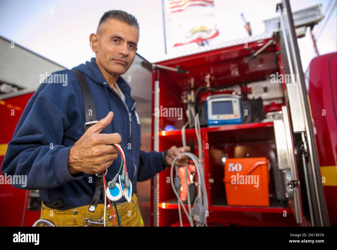 Los Angeles County Fire Department firefighter paramedic Vincent ...