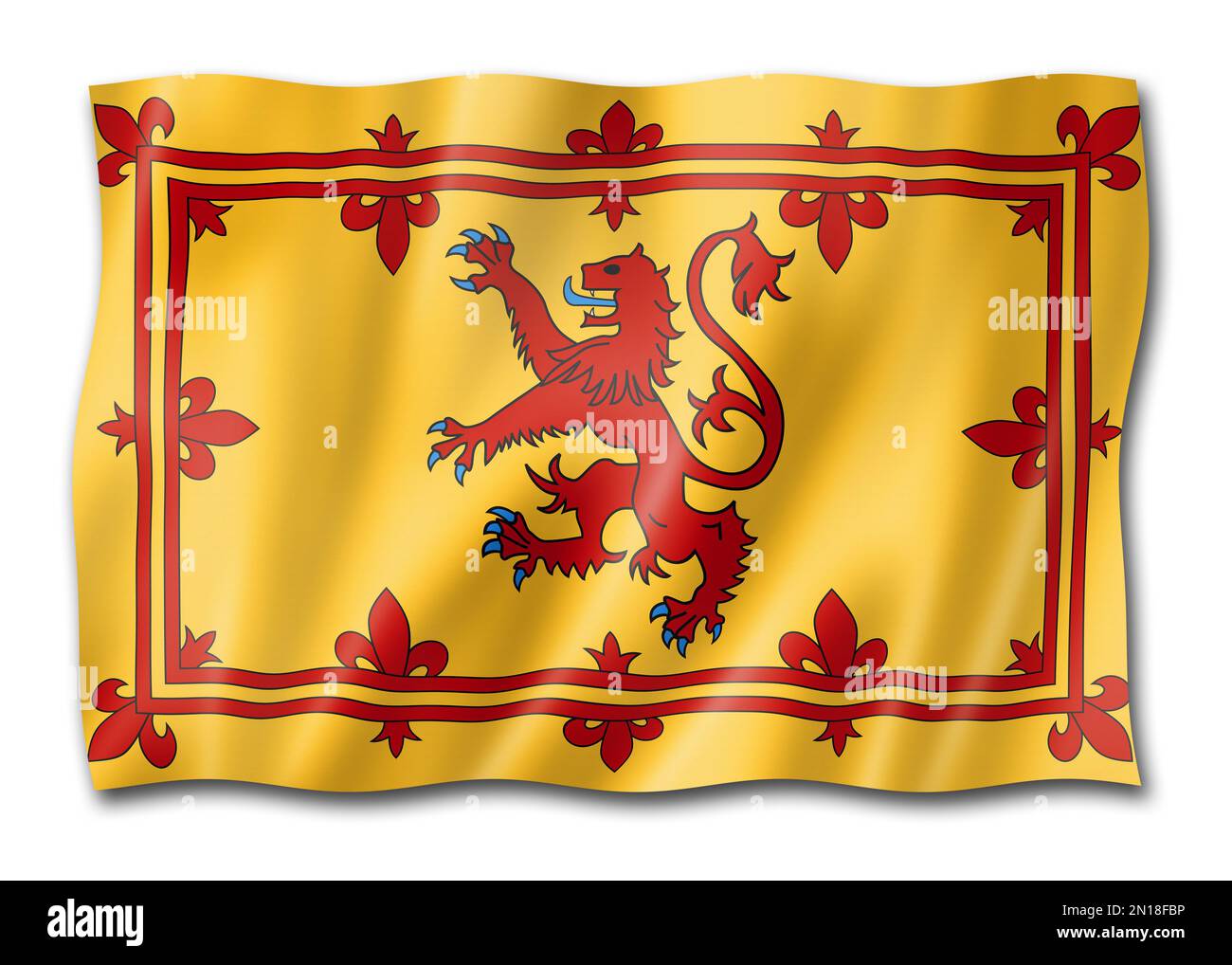 Royal banner of the royal arms of scotland immagini e fotografie stock ...