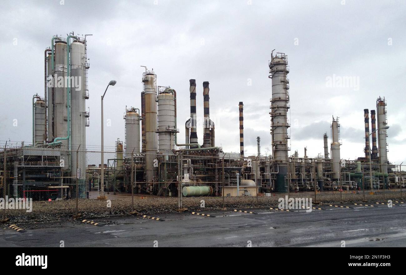 FILE - In this Jan. 18, 2012 file photo, the Hovensa oil refinery in St ...