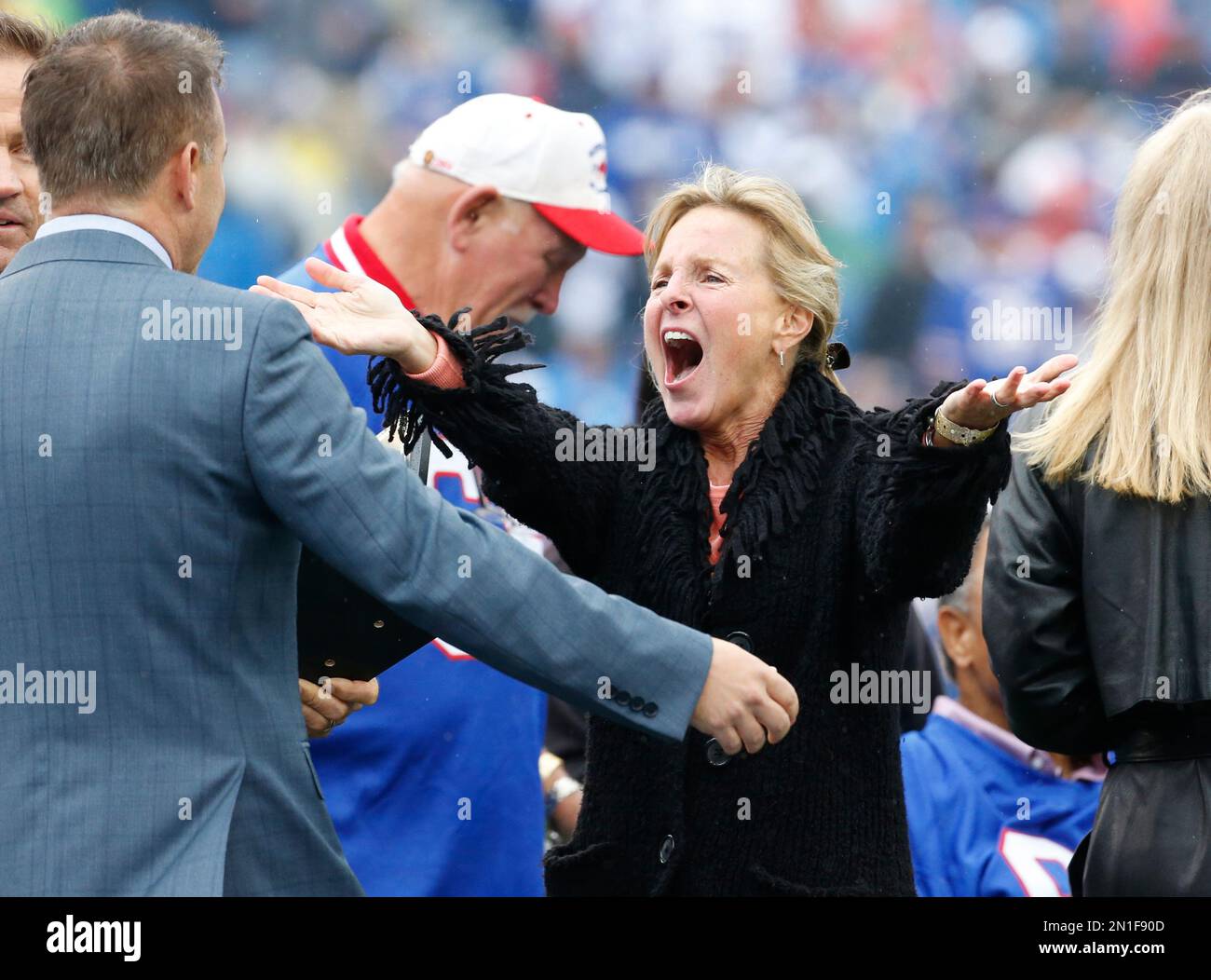 Chris Saban, daughter of former Buffalo Bills head coach Lou Saban ...