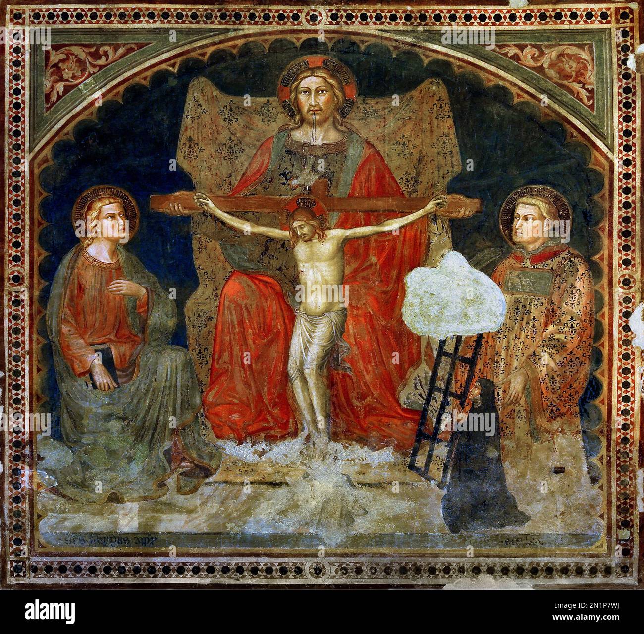 Trinità tra i Santi Filippo e Lorenzo, Cappella dei Maidens, Martino di ...