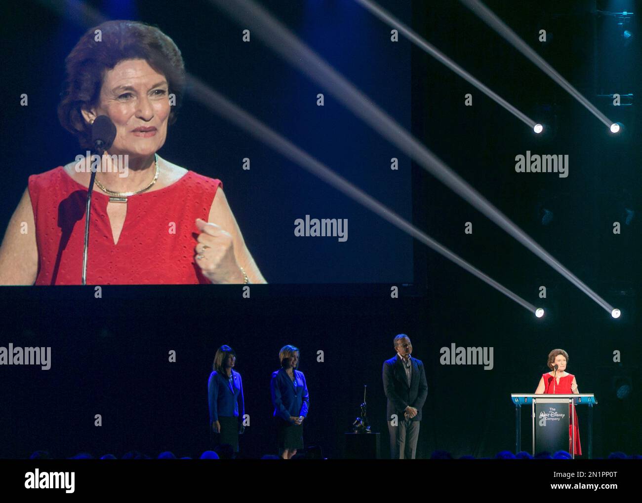 Julie Reihm Casaletto, right, who began her Disney career as a tour ...