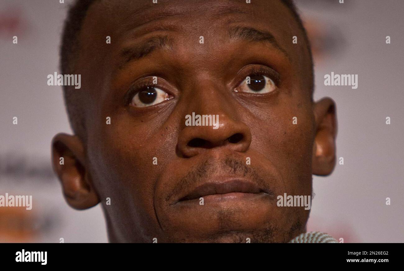 Jamaican sprinter Usain Bolt, an Olympic gold medalist and world record ...