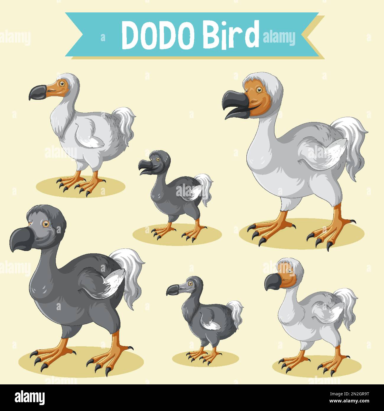 Mauritius island dodo bird Immagini Vettoriali Stock - Alamy