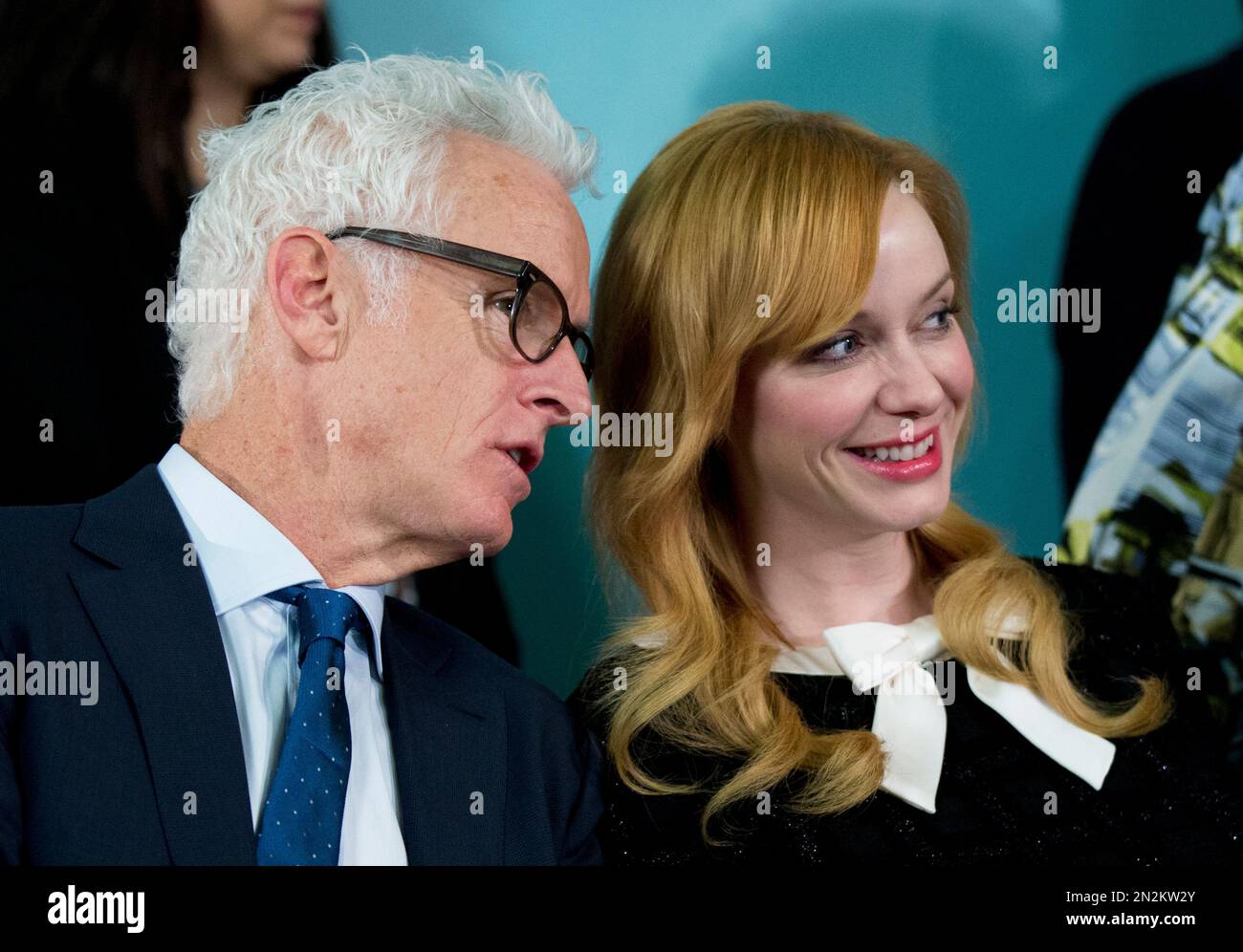 The casts of TV Series “Mad Men” from left, John Slattery who played ...