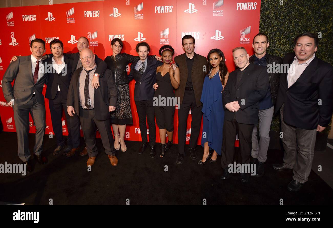 Justice Leak, from left, David Engel, Charlie Huston, Brian Michael ...