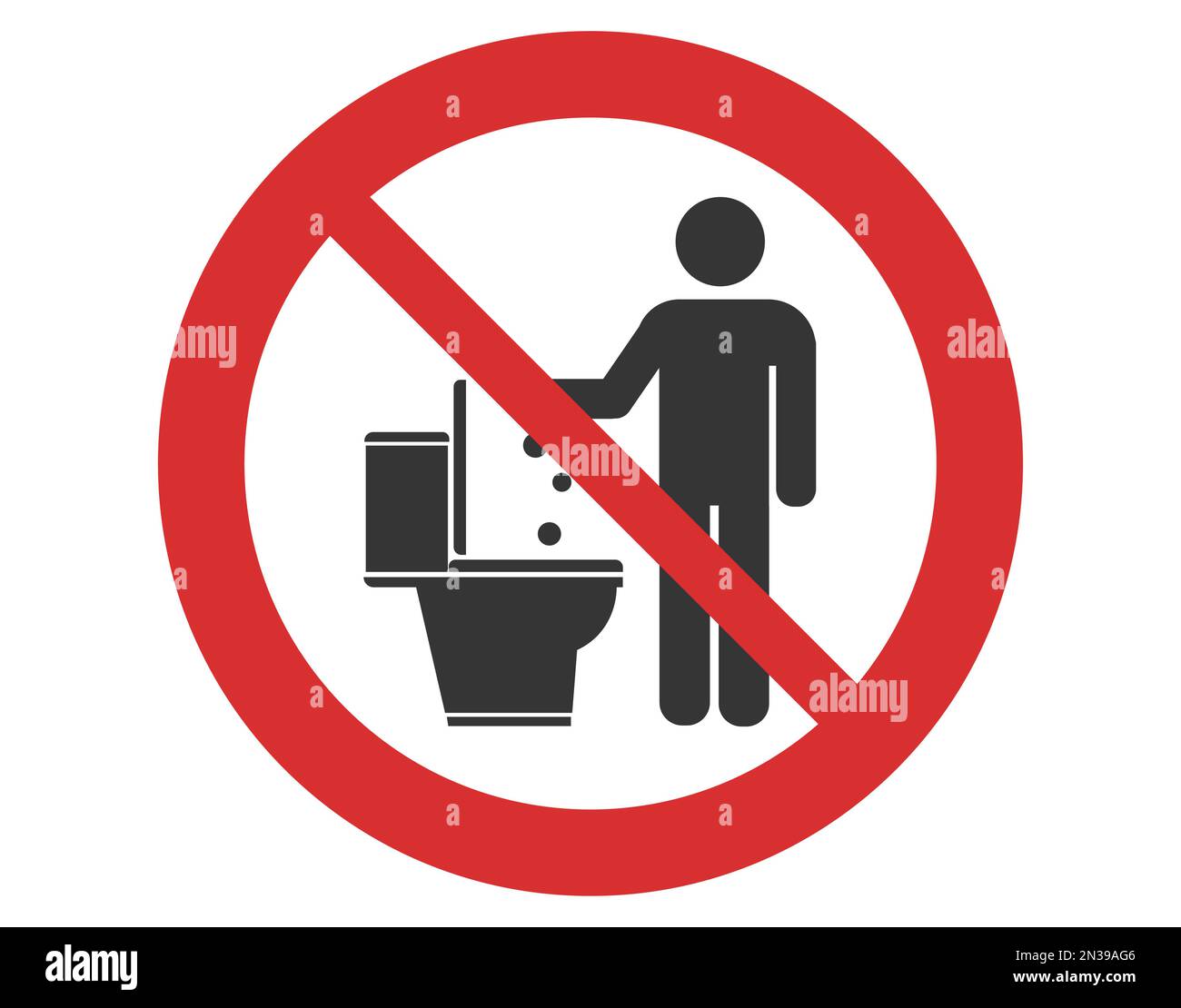 Cartello vietato gettare carta wc immagini e fotografie stock ad alta ...