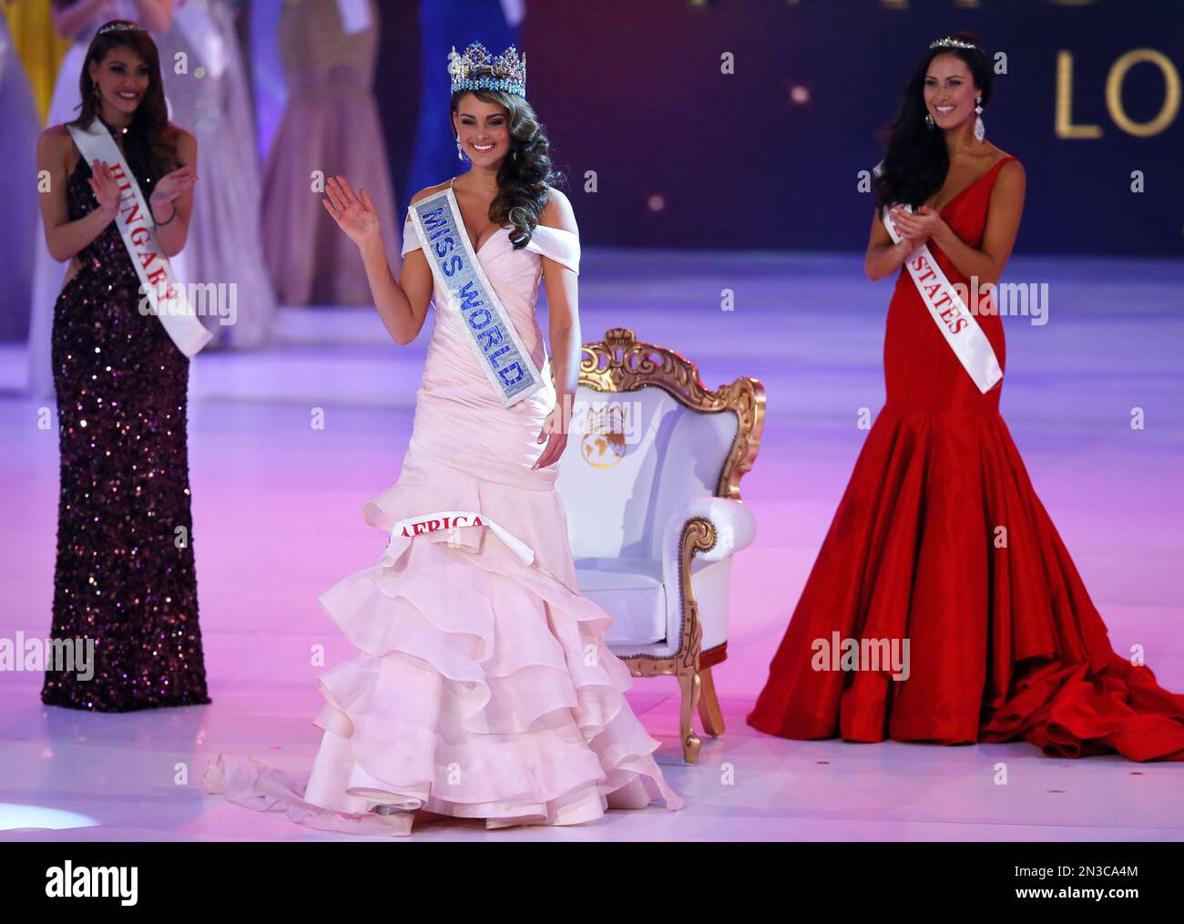 FILE - A Sunday, Dec. 14 2014 file photo showing Miss South Africa ...