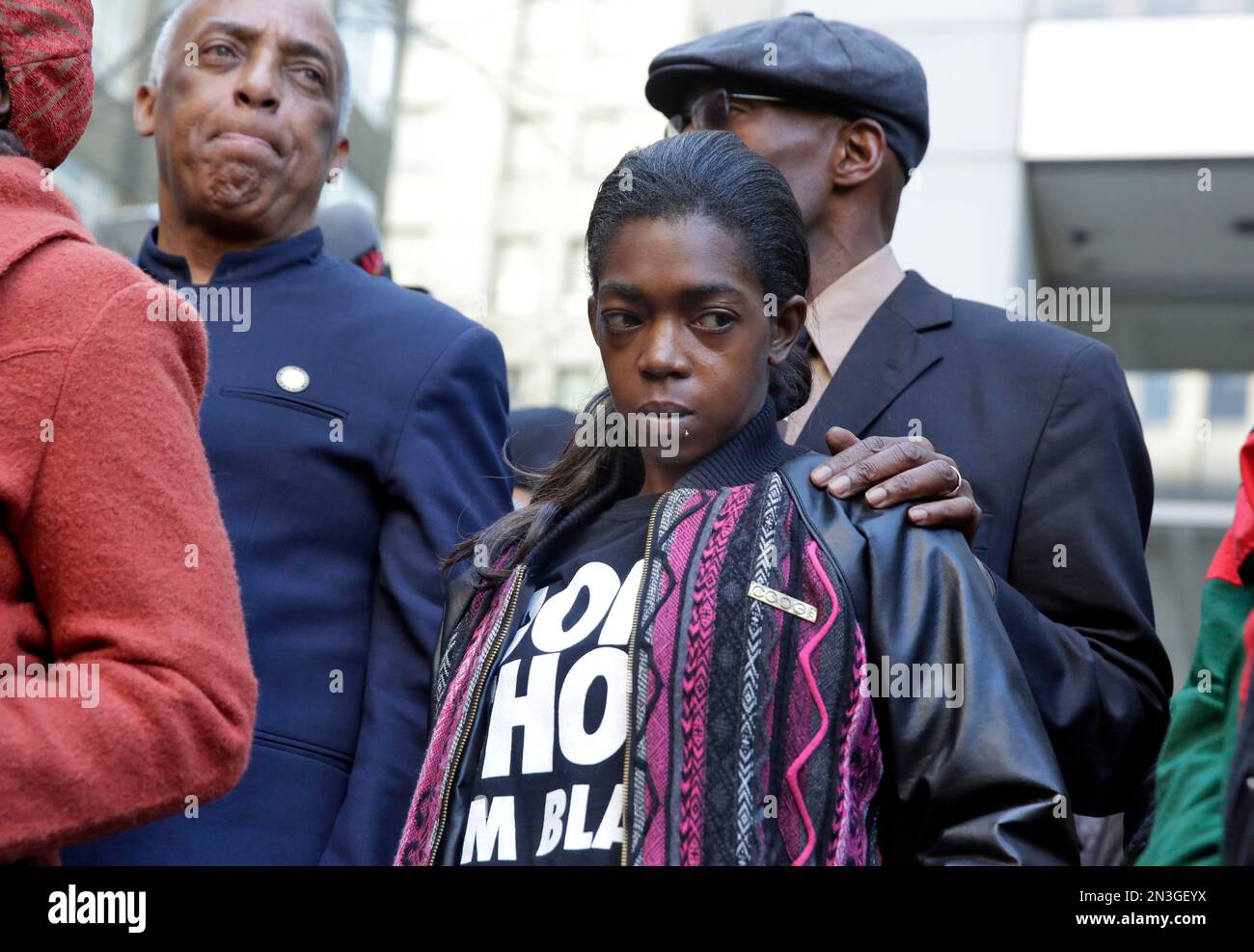 State Assemblyman-elect Charles Barron, left, accompanies Melissa ...
