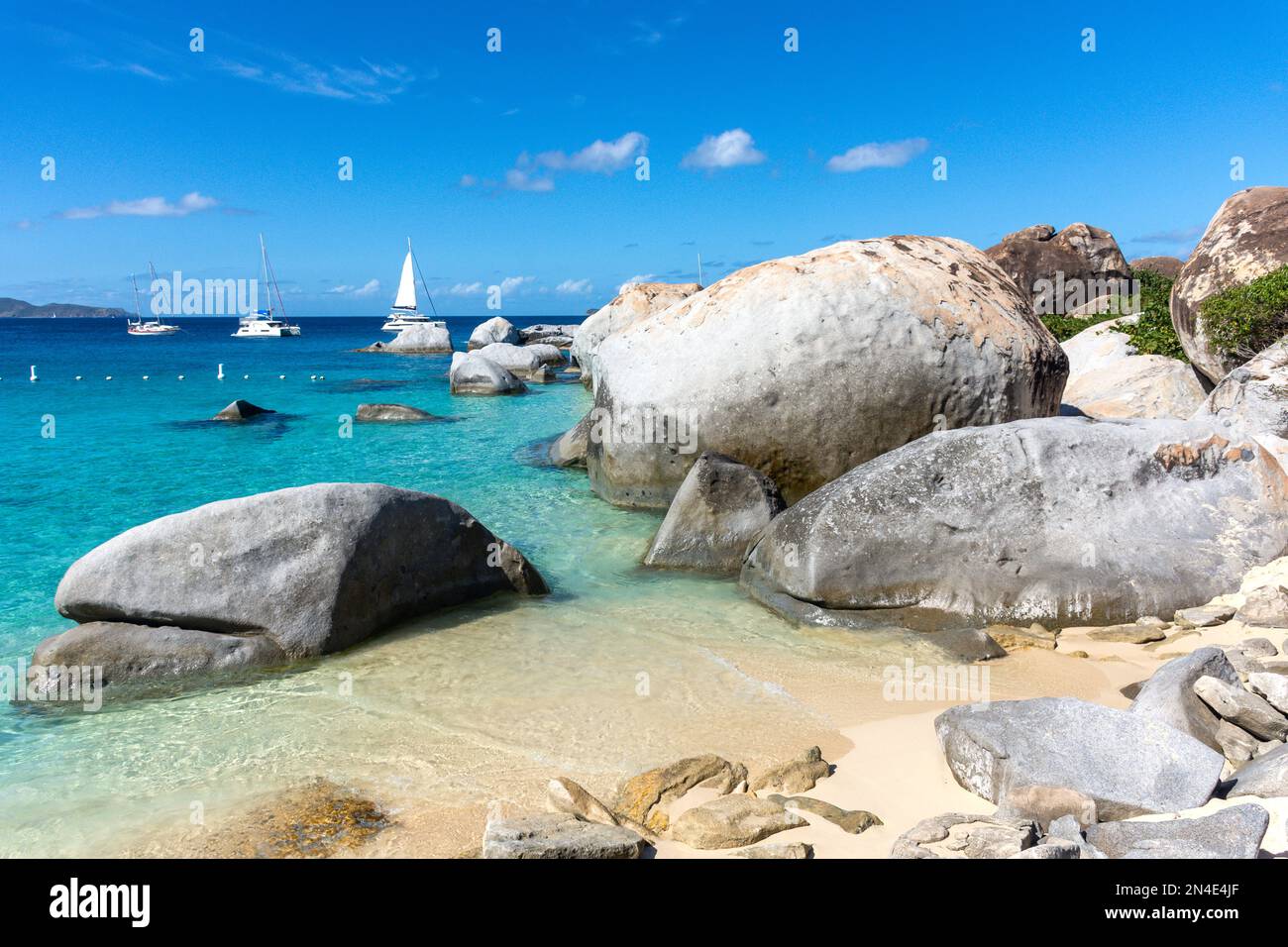 Bagni spiaggia vergine gorda bvi paradiso immagini e fotografie stock ...