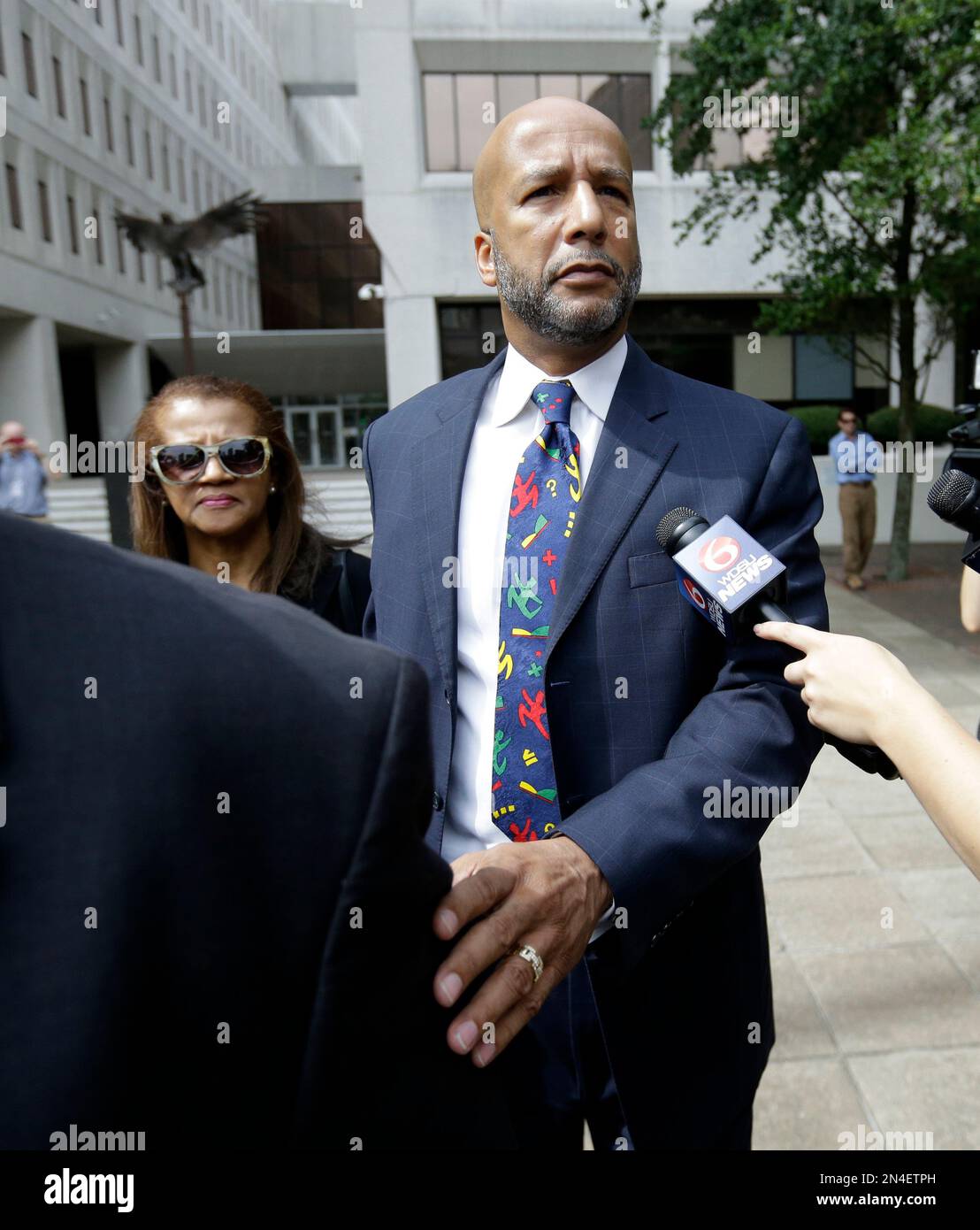 Former New Orleans Mayor Ray Nagin leaves federal court with his wife ...
